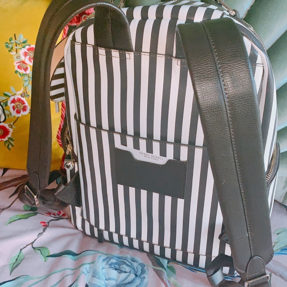 Henri Bendel Iconic Stripes Backpack - Gem